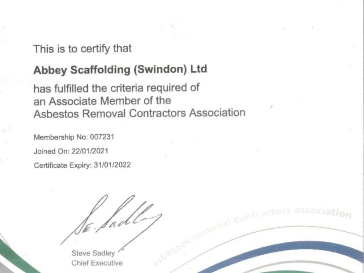 Licenced Asbestos Contractor – abbeyscaffold